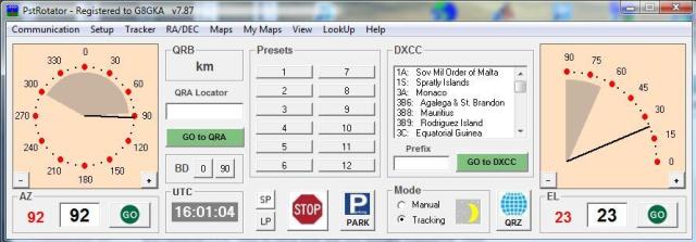 Rotator Controller Using Arduino and PstRotator | G4HSK