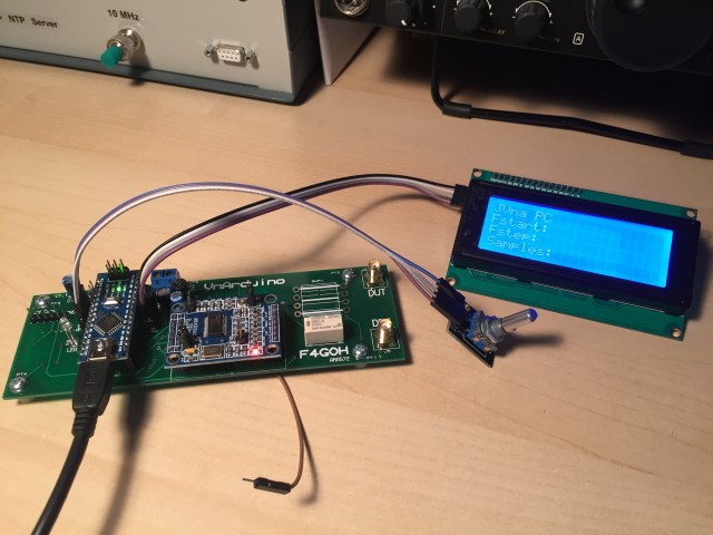 An Arduino Based Vector Network Analyser | G4HSK