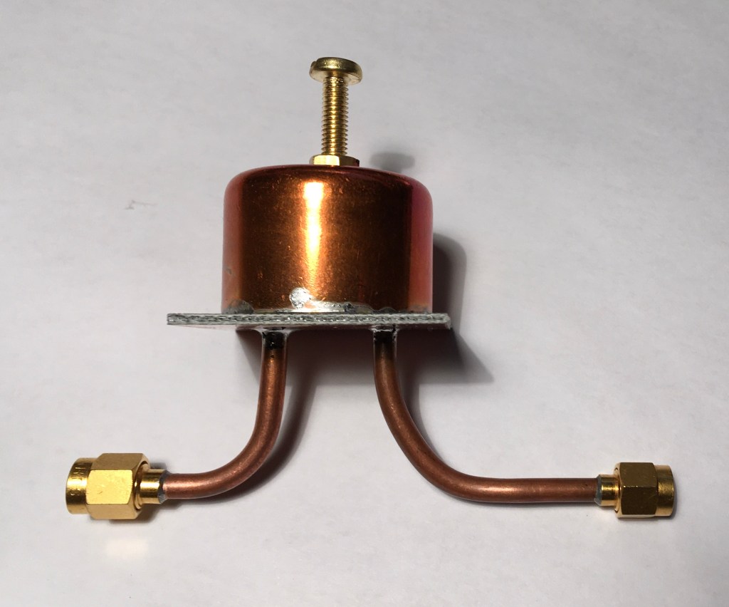 QO-100 Experiments – 2400MHz Pipe-Cap Filter | G4HSK
