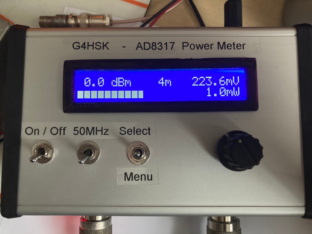 AD8317 + Arduino RF Power Meter # 2 | G4HSK